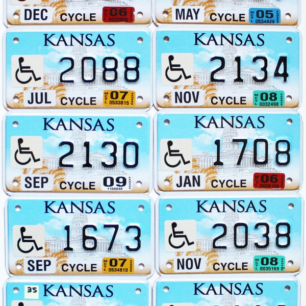 Motorcycle License Plate Lot - Etsy