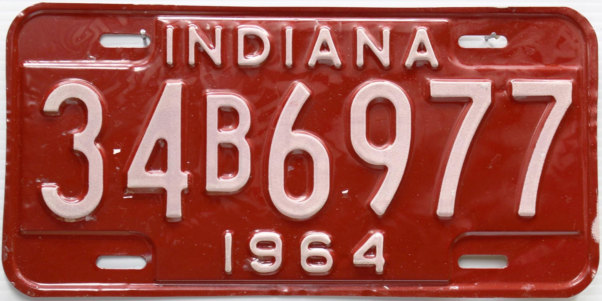Indiana Vintage License Plates - Etsy