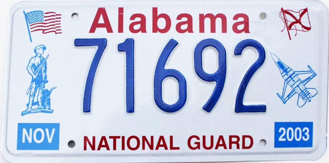 National Guard License Plates - Etsy