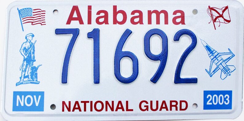 National Guard License Plates - Etsy