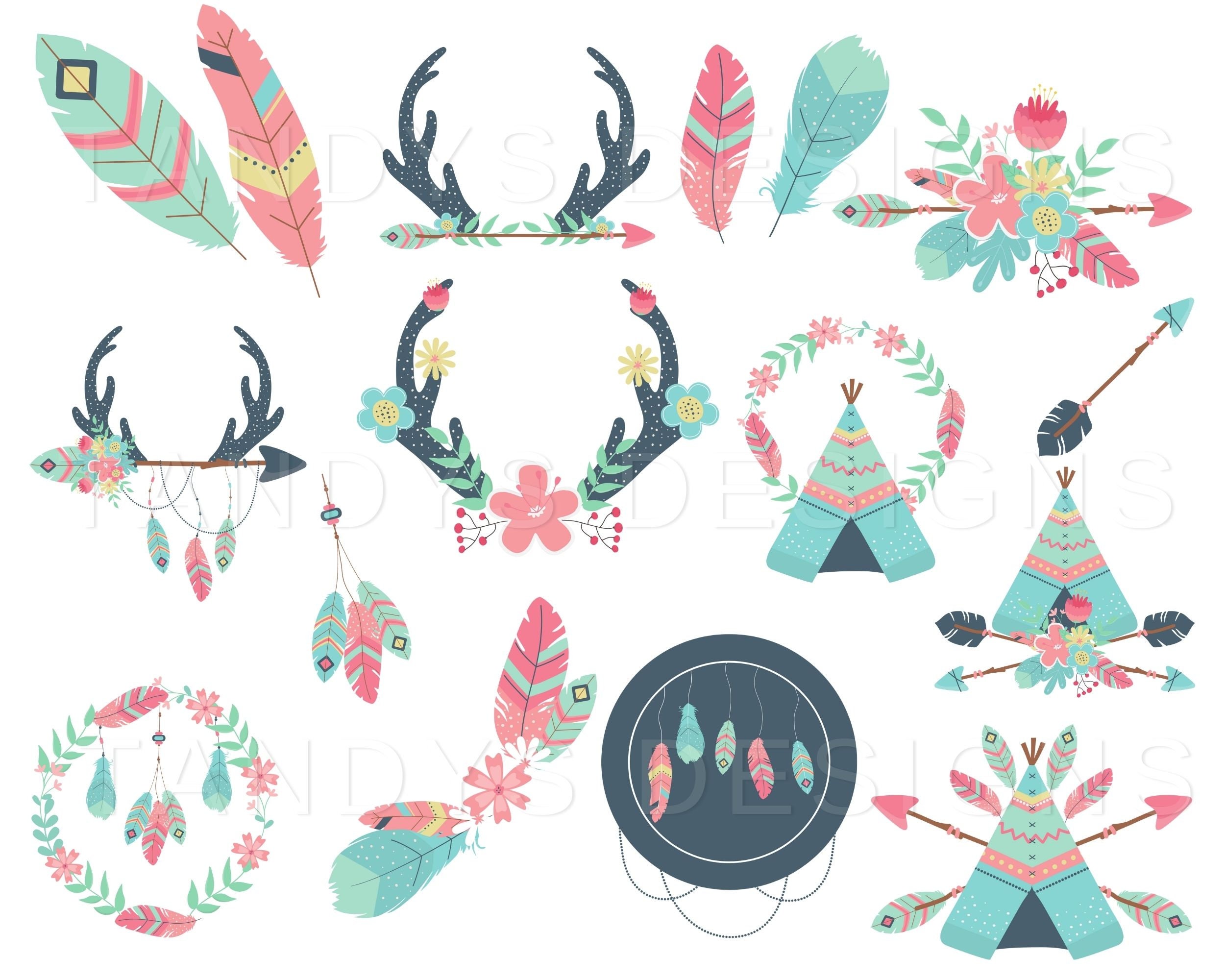 Boho Clip Art Wallpapers Top Free Boho Clip Art Backg - vrogue.co