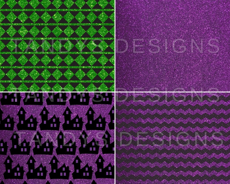 Spooky Halloween Digital Wallpaper & Seamless Patterns for October ...