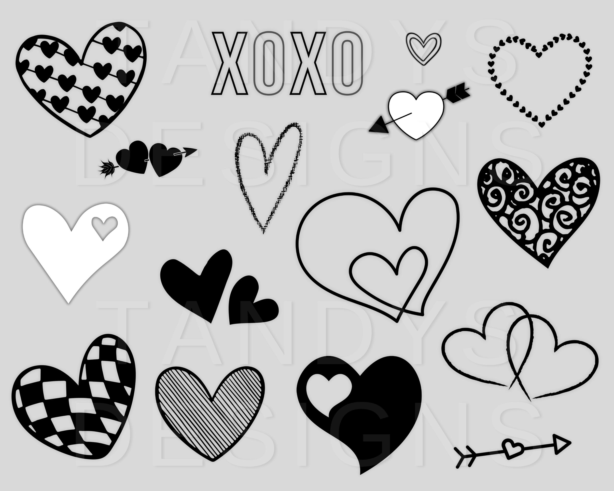 Black And White Heart