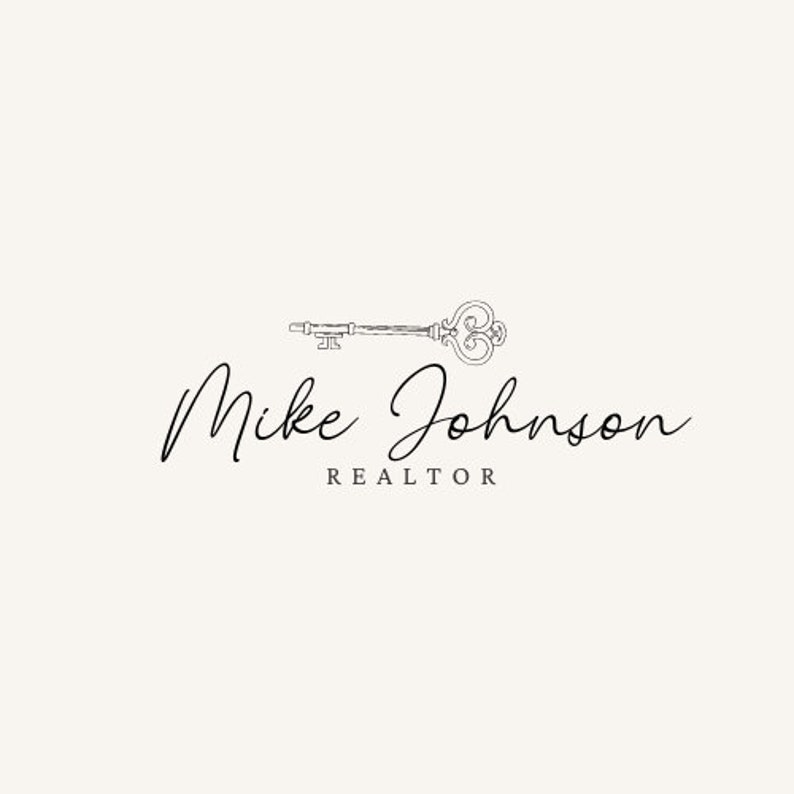 8 EDITABLE Real Estate Logo TEMPLATES, DIY Logo Design Template, Real ...