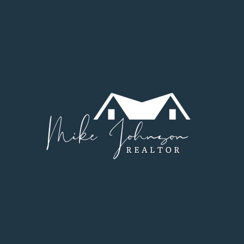 8 EDITABLE Real Estate Logo TEMPLATES, DIY Logo Design Template, Real ...