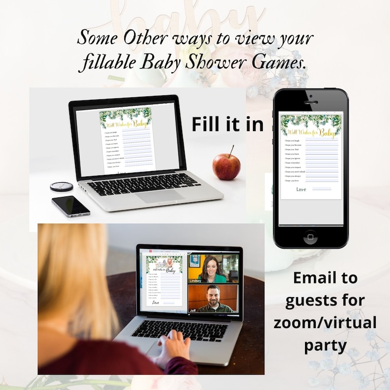 Virtual Safari Baby Shower Games Bundle Jungle Shower - Etsy