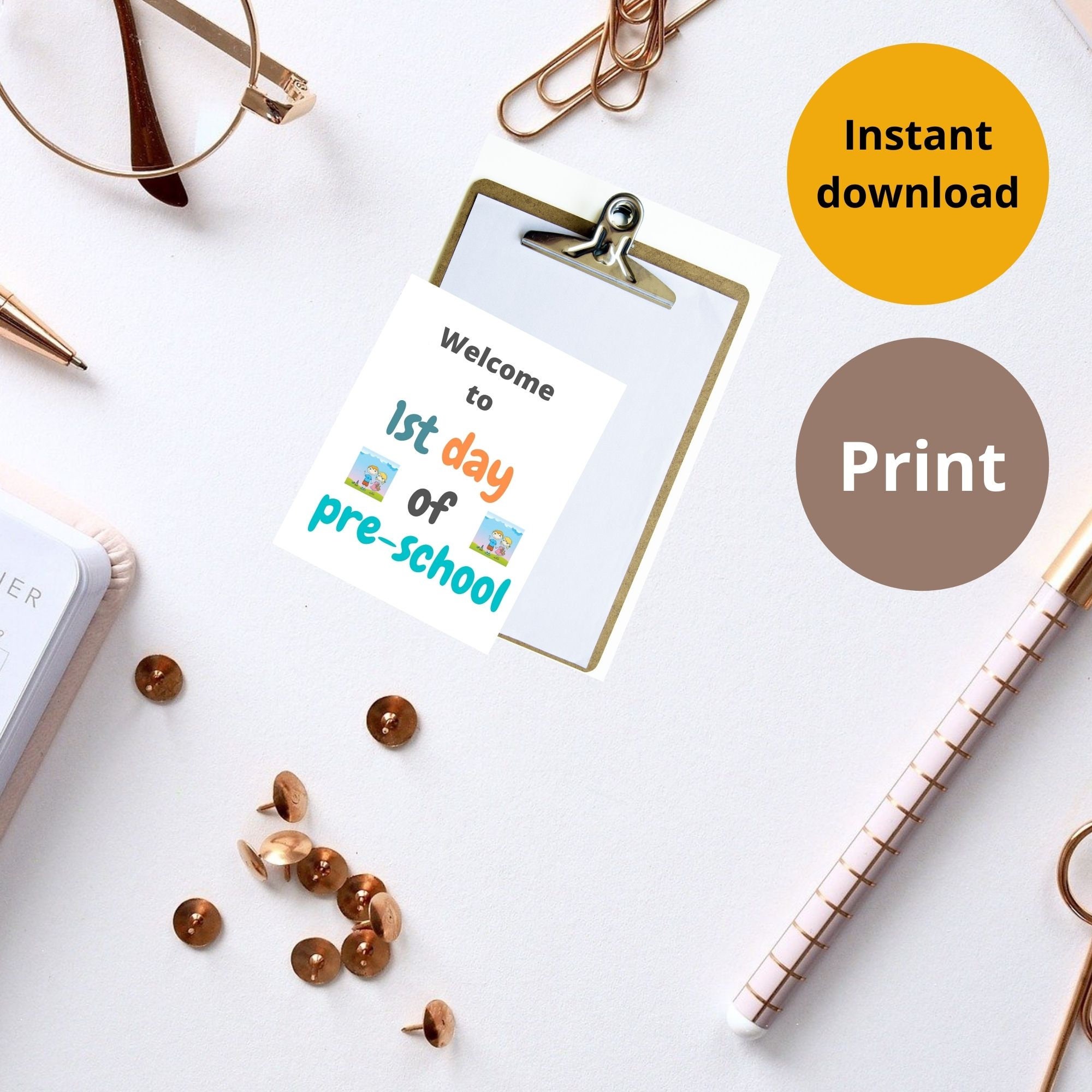 Back to School Sign Poster for Classroom Decor/homeschool/pre - Etsy