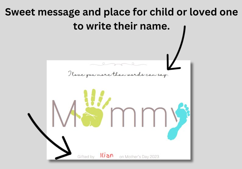 Printable Kids Project Mommy Mother's Day Gift - Etsy
