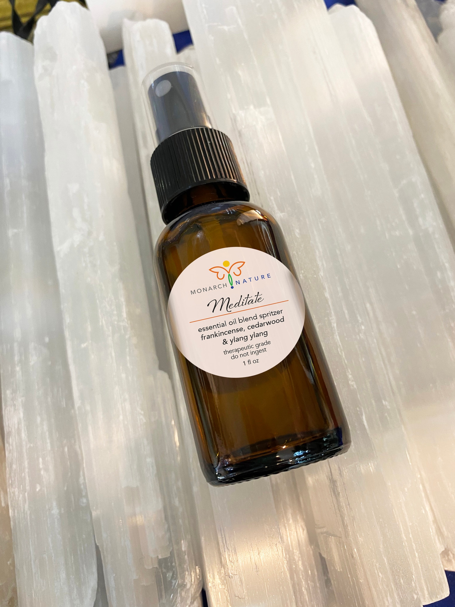 MEDITATE Essential Oils Spritzer or Roll-on - Etsy
