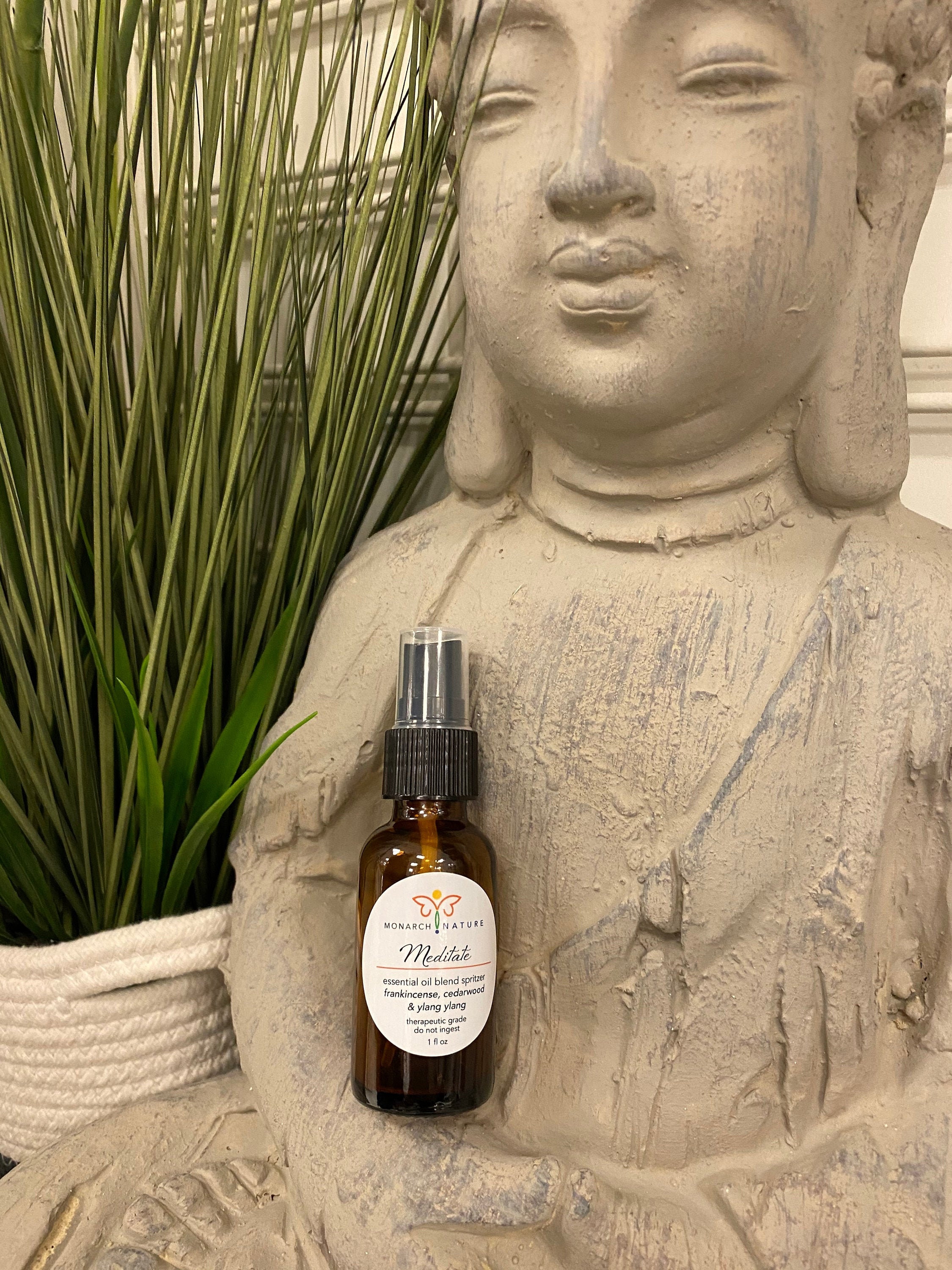 MEDITATE Essential Oils Spritzer or Roll-on - Etsy