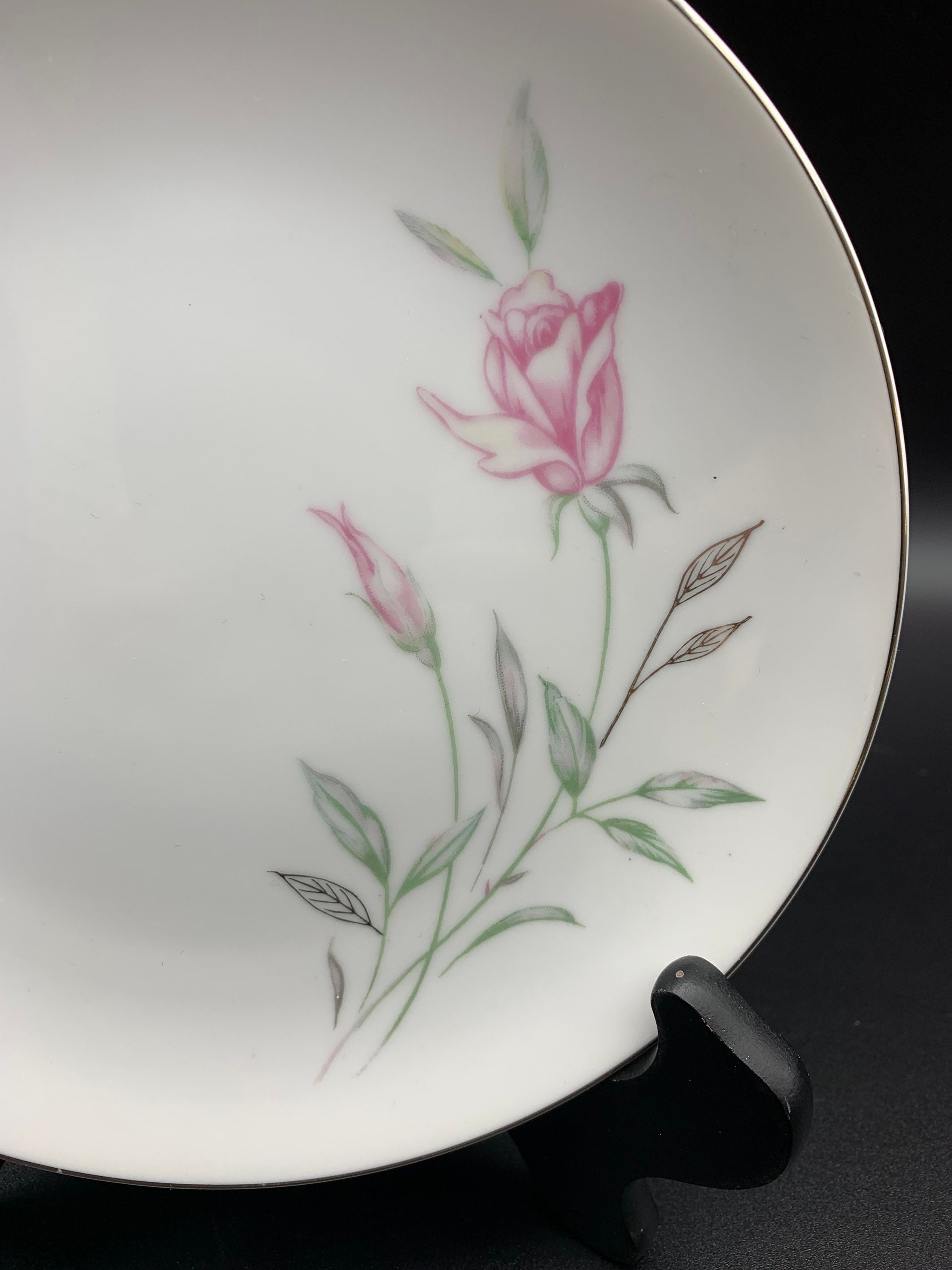 Celebrity Fine China Zephyr Rose No.1418 Bread Plate - Etsy
