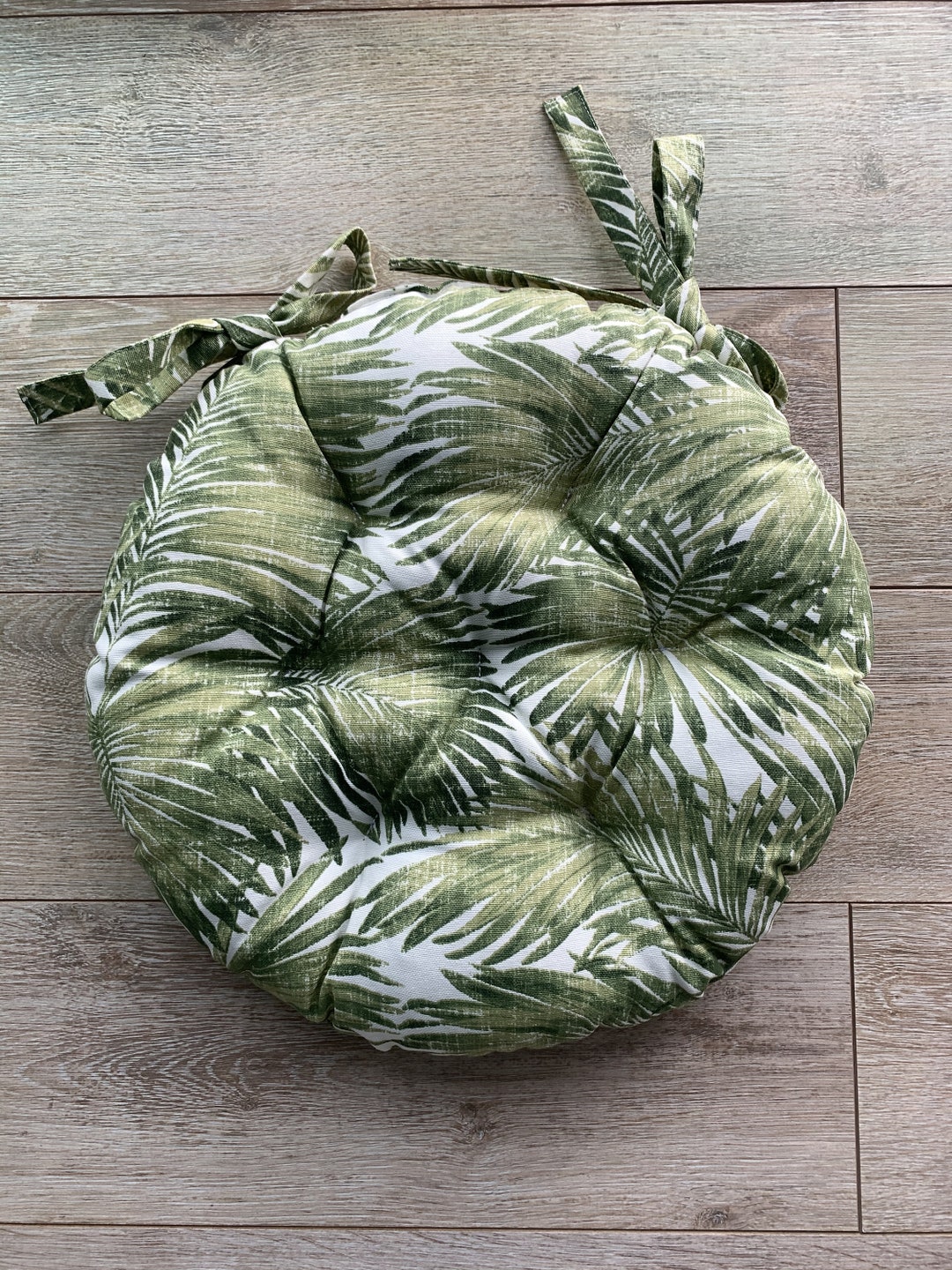 BIG SALE!/ Quilted Chair Cushions / Cushion With Flowers Print / Chair ...