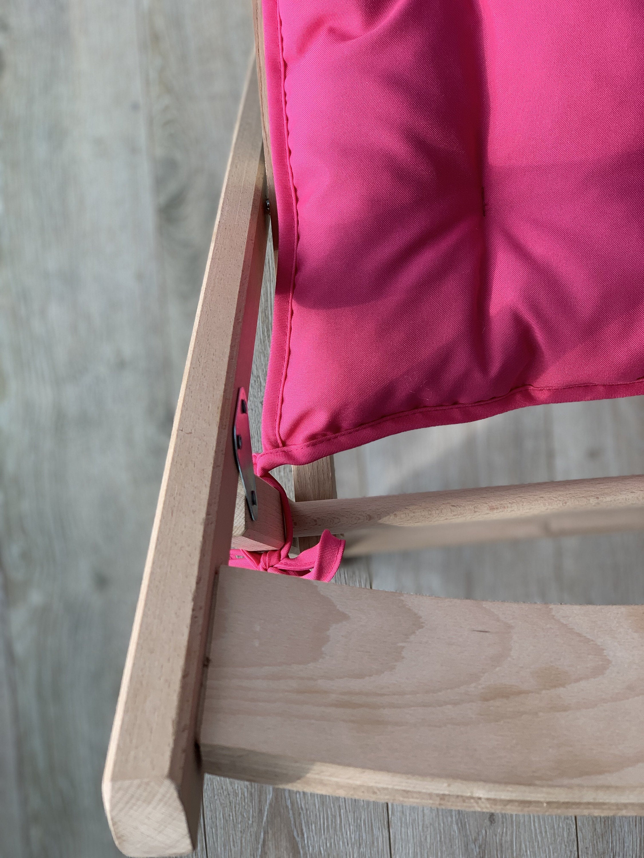 Chair Pads With Ties/pink Colour/chair Seat Cushion/handmade - Etsy