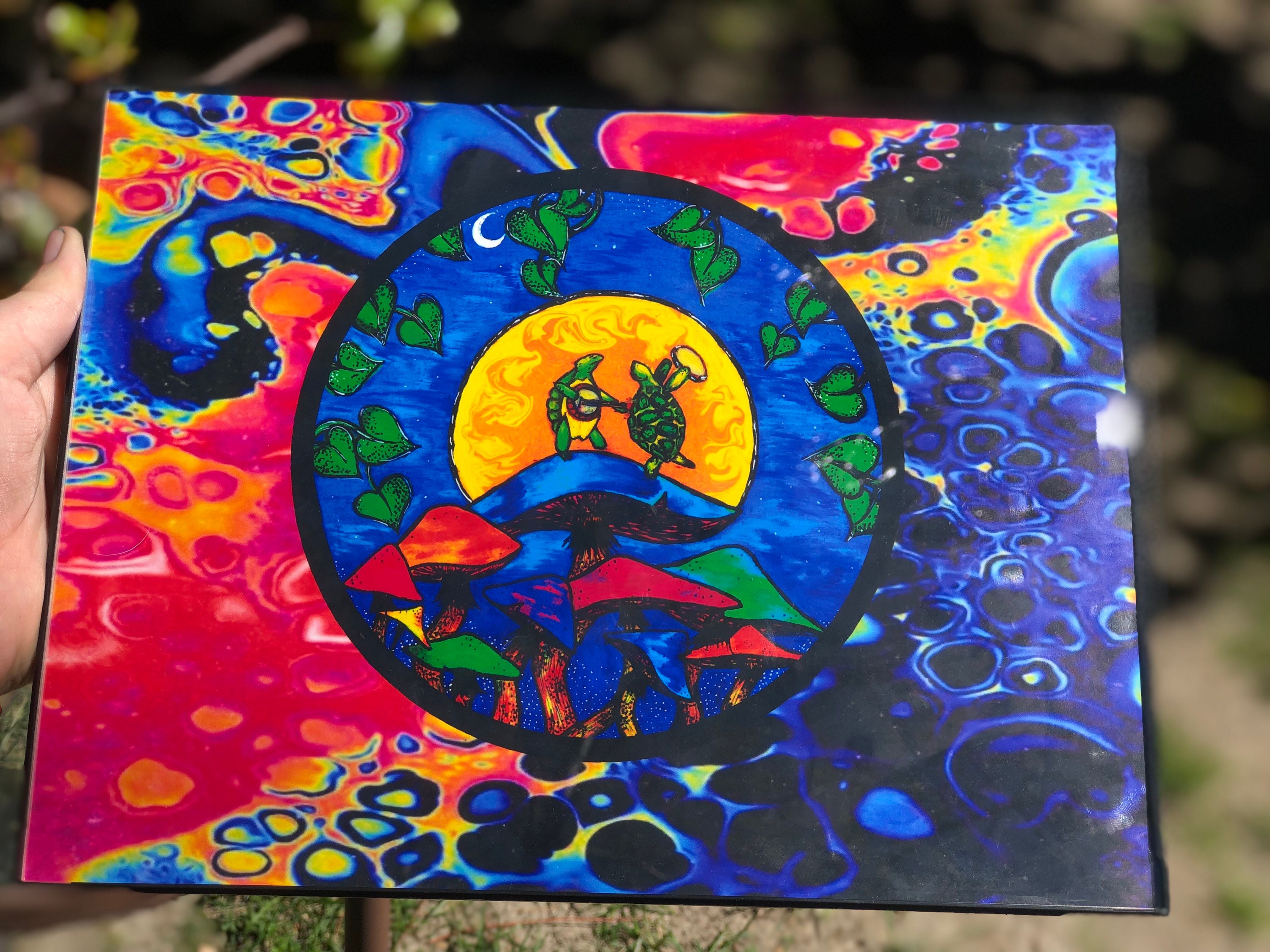 Terrapin Station Glass Framed Poster Print 9x11.6 grateful Dead ...