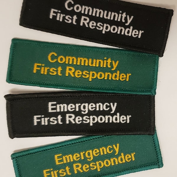 First Responder Patches - Etsy