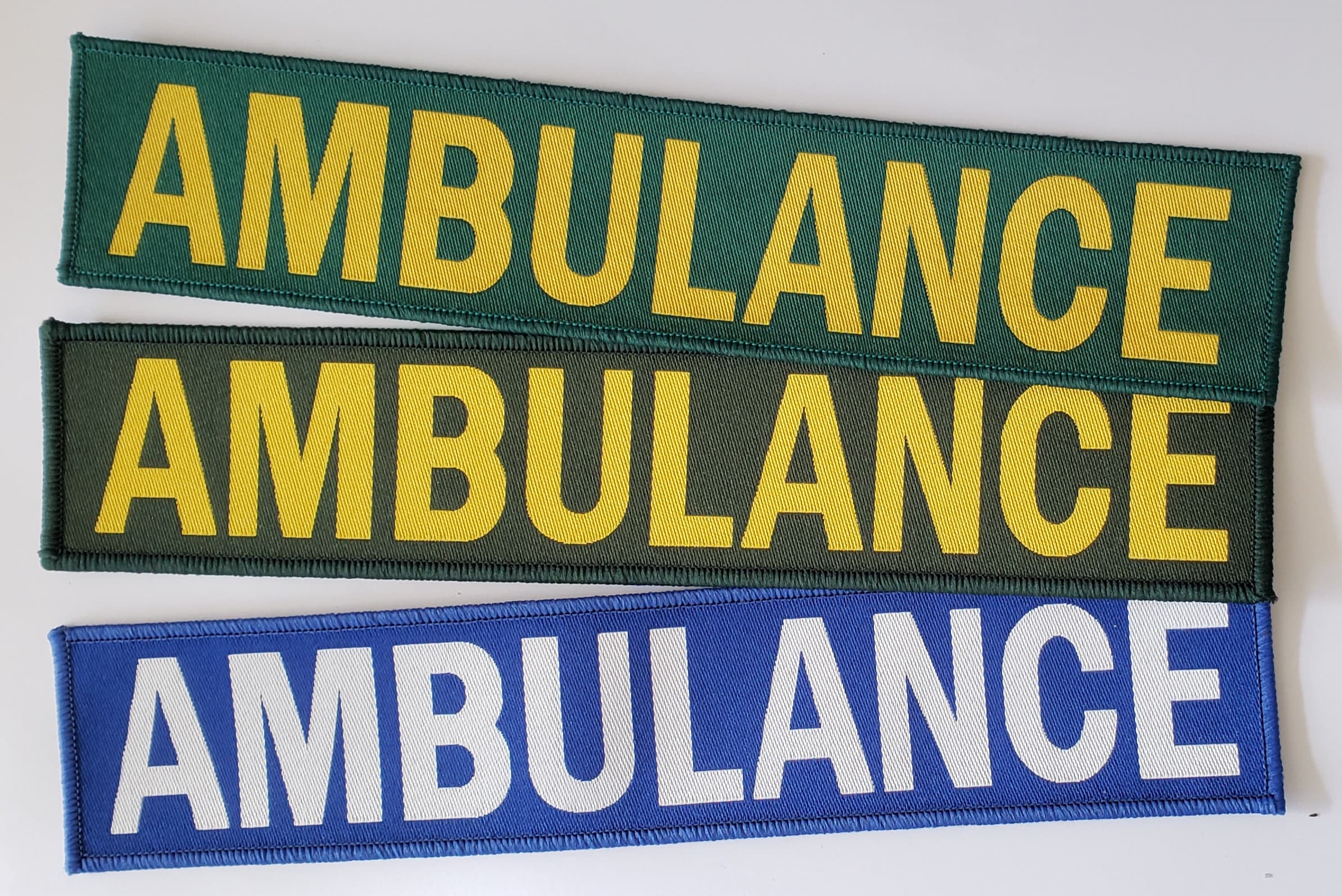 Ambulance Woven Badge Patch Large 25 X 5cm - Etsy UK
