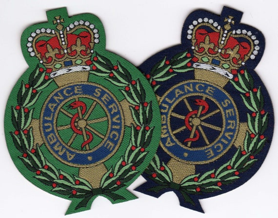 Ambulance Service Crest Iron on Badge Patch Motif 8.8 X 6.cm - Etsy UK