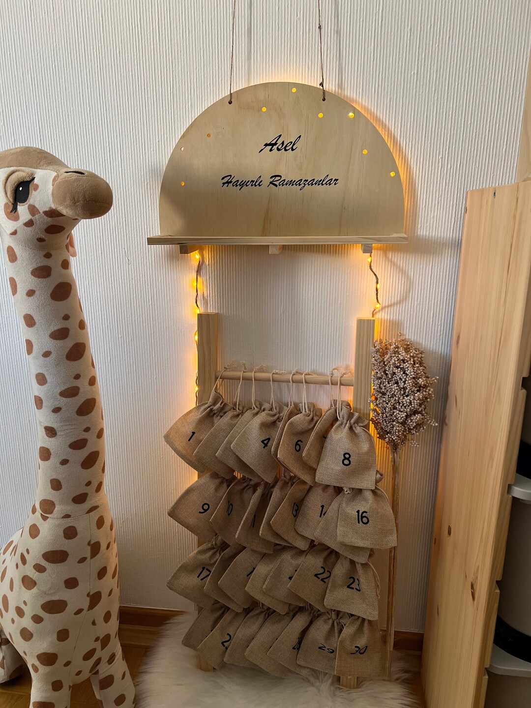 Personalized Ramadan Calendar without Fairy Lights Children's Gifts ...