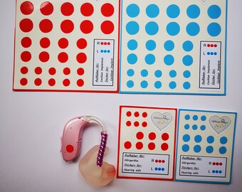 STICKER SET for Cochlear Implants and Hearing Aids | Etsy