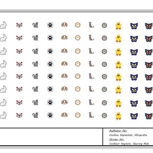 STICKER SET for Cochlear Implants and Hearing Aids - Etsy