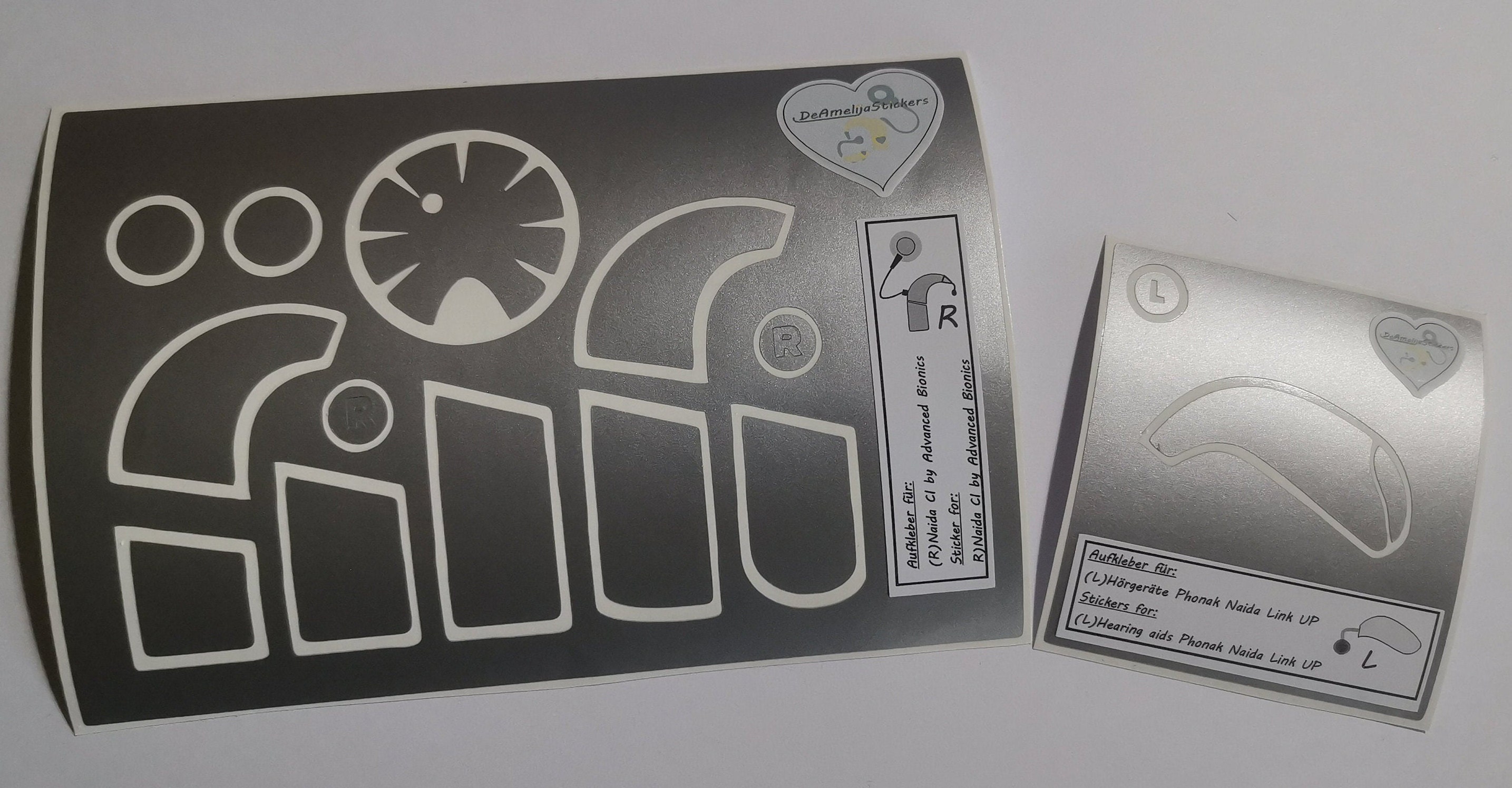 COLOR Stickers for AB Naida CI Q90 and Hearing Aid Phonak Naida Link - Etsy