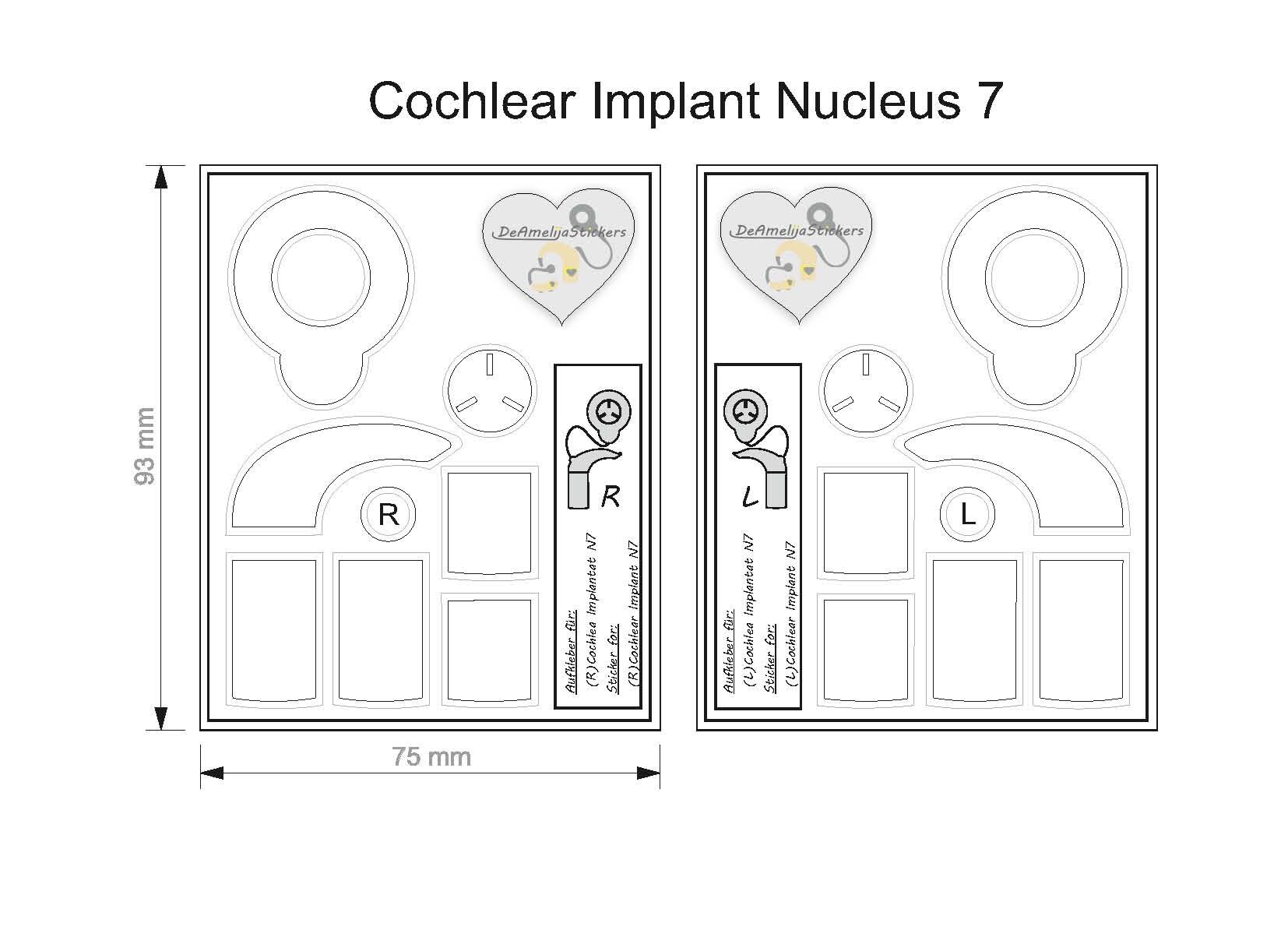Cochlear Implant N7 Graphic Photo DESIGNS - Etsy Israel