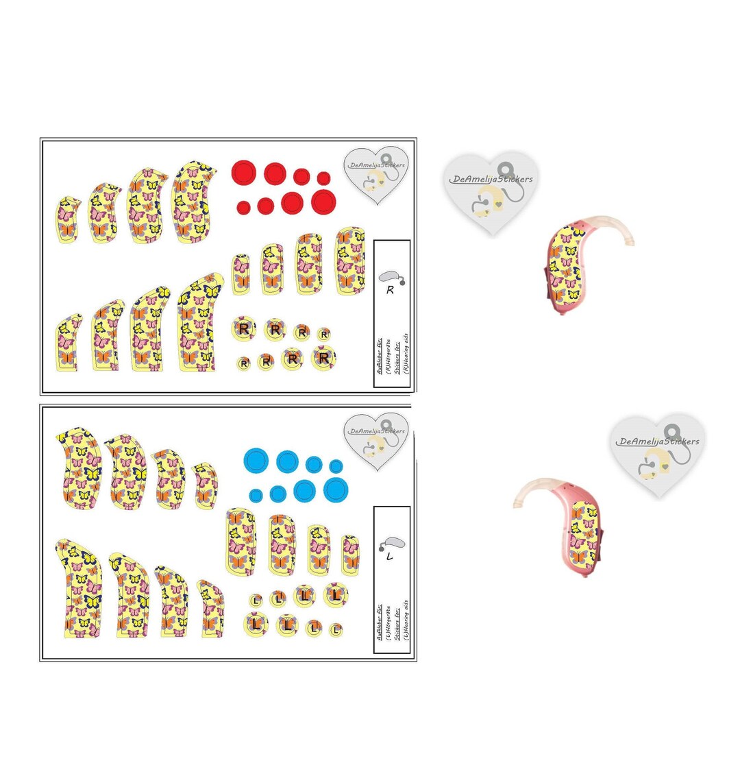 New! HEARING AID Sets for L and R Side (some Hearing Aid Skins in 1 ...