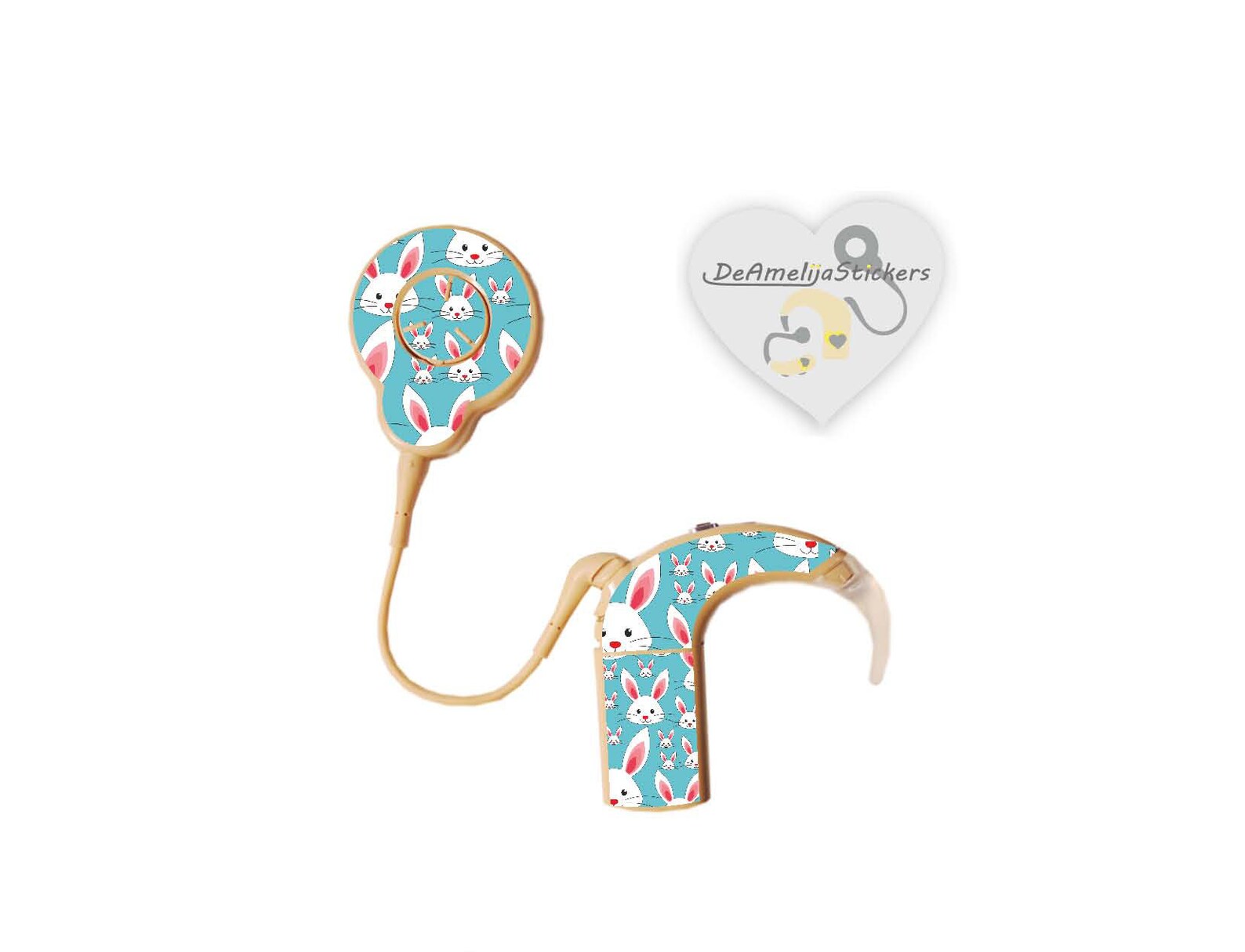 ART GRAPHIC PHOTO Design Stickers for Cochlear Implant N7 - Etsy