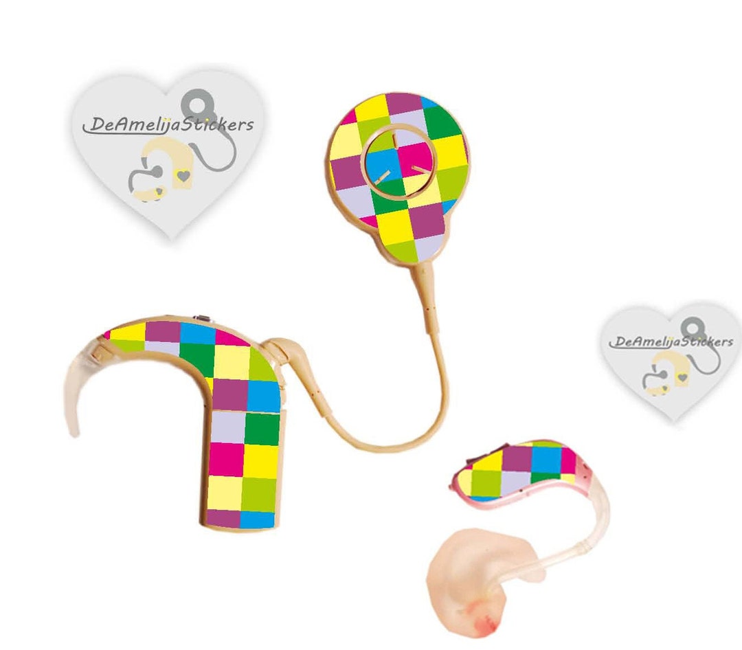 GRAPHICS, PHOTO Design Stickers for Cochlear Implant N7 and Oticon Opn ...