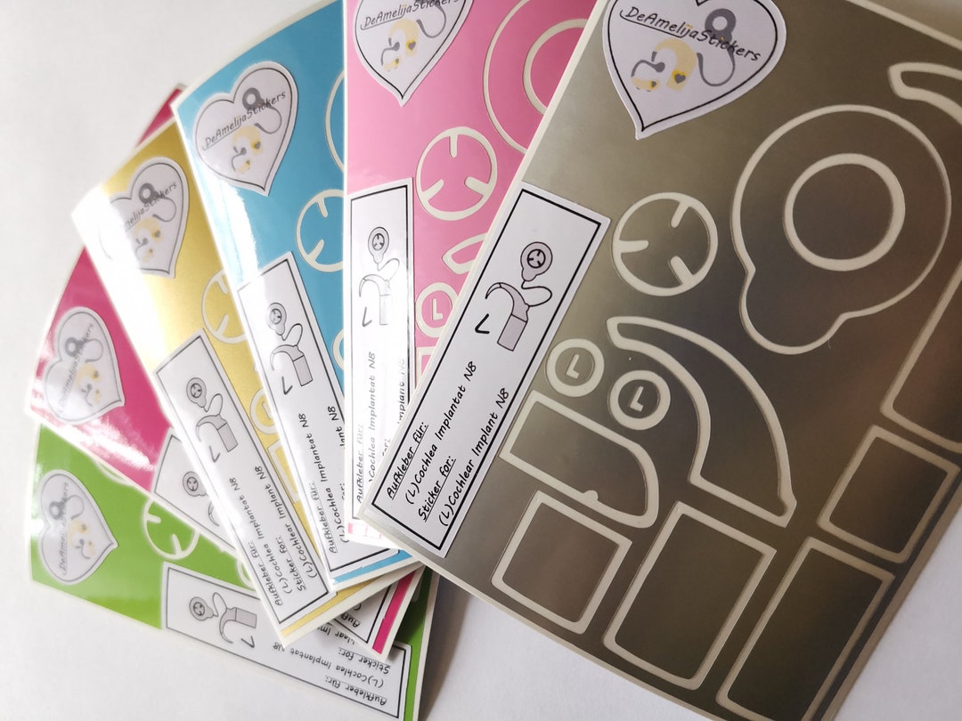 CI N8_COLOR STICKERS - Cochlear Implant Nucleus 8 - Etsy