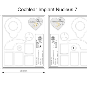 CI N8, N7, N6_COLOR STICKERS - Cochlear Implant Nucleus 7, Nucleus 6, Nucleus 8 Stickers - Etsy