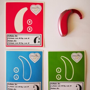 Color Stickers/skins for Naida CI M90/ Sky CI M90 and Hearing Aid Naida ...