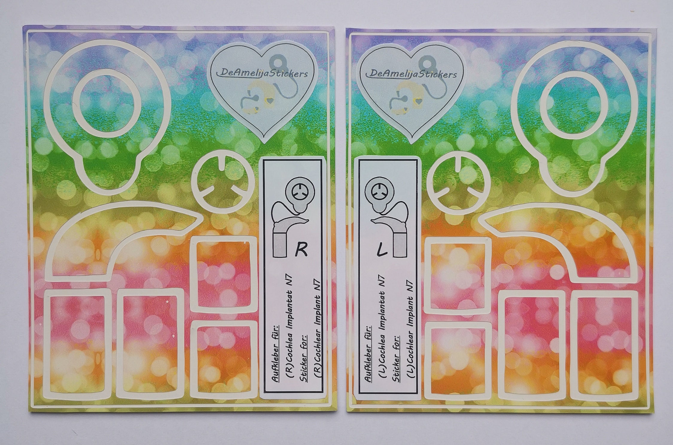 DESIGN Vinyl Stickers Cochlear Implant N7 - Etsy