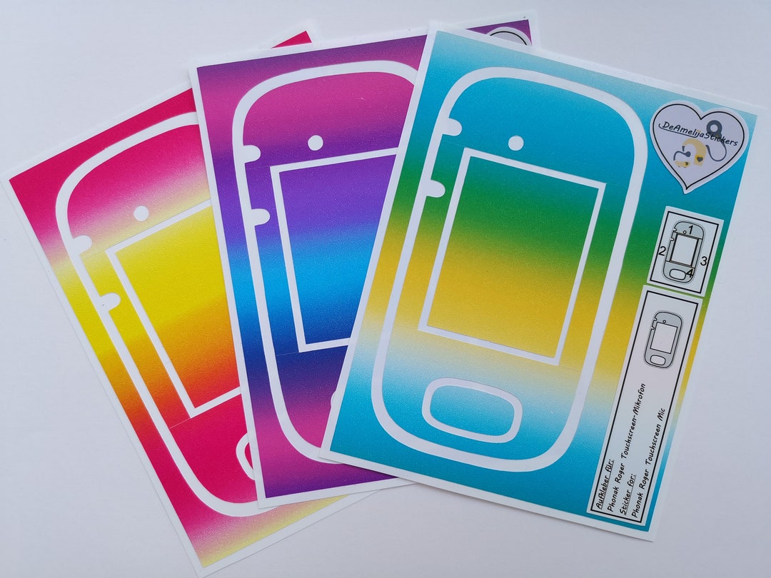 Phonak Roger Touchscreen Mic Rainbow Vinyl Skins - Etsy
