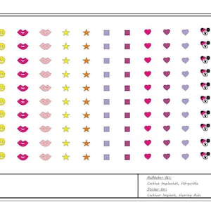 STICKER SET for Cochlear Implants and Hearing Aids - Etsy