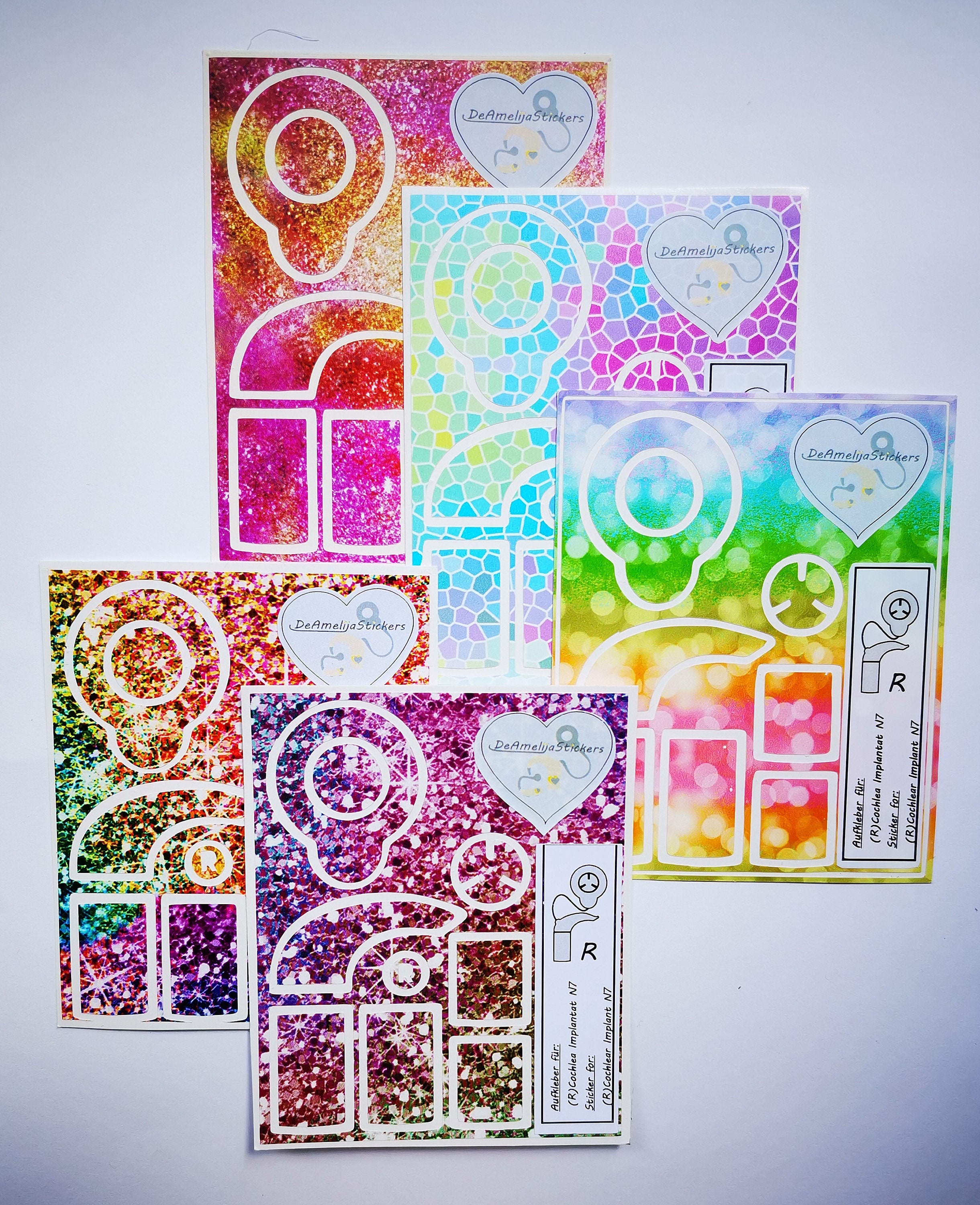 DESIGN Vinyl Stickers Cochlear Implant N7 - Etsy