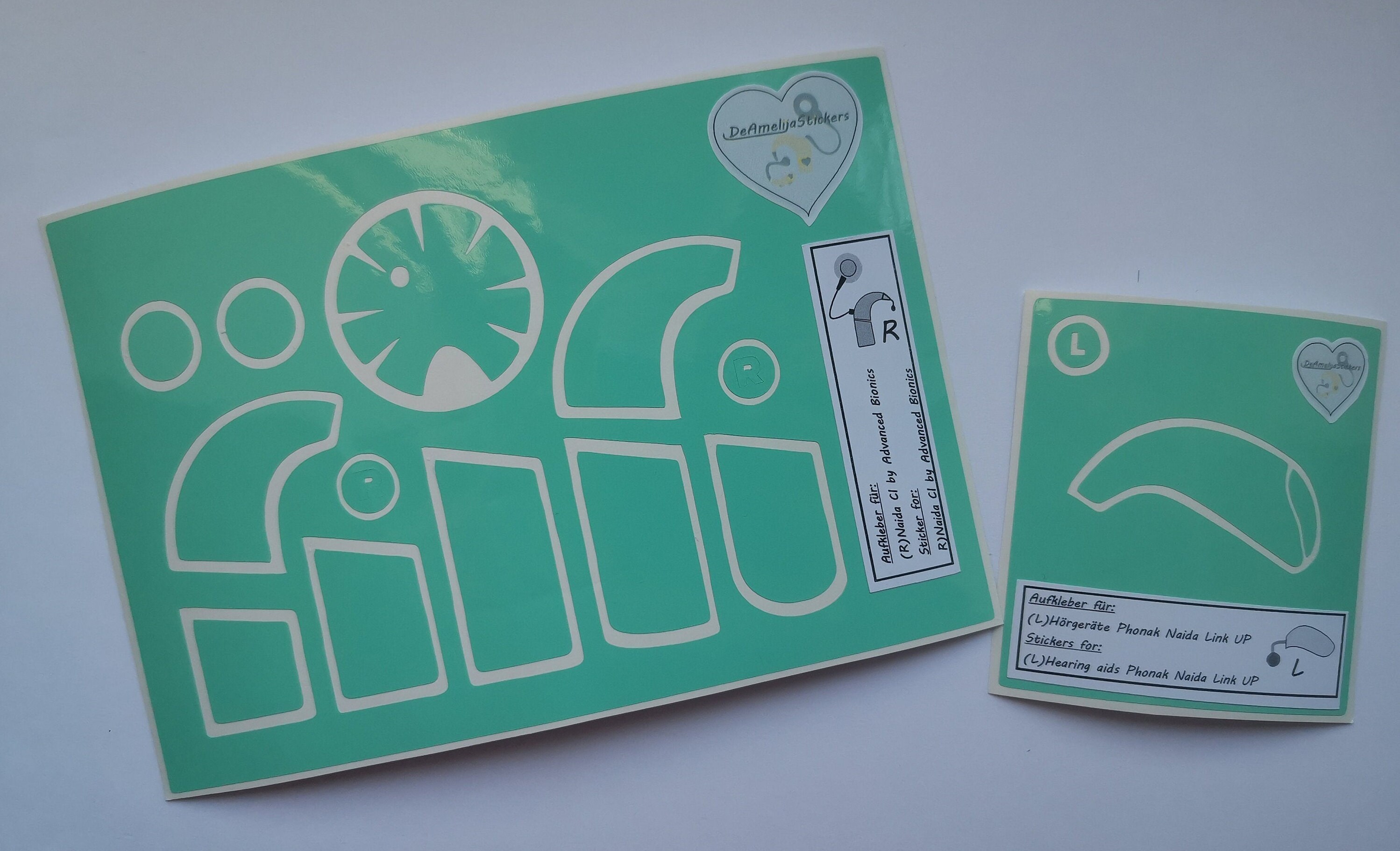 COLOR Stickers for AB Naida CI Q90 and Hearing Aid Phonak - Etsy