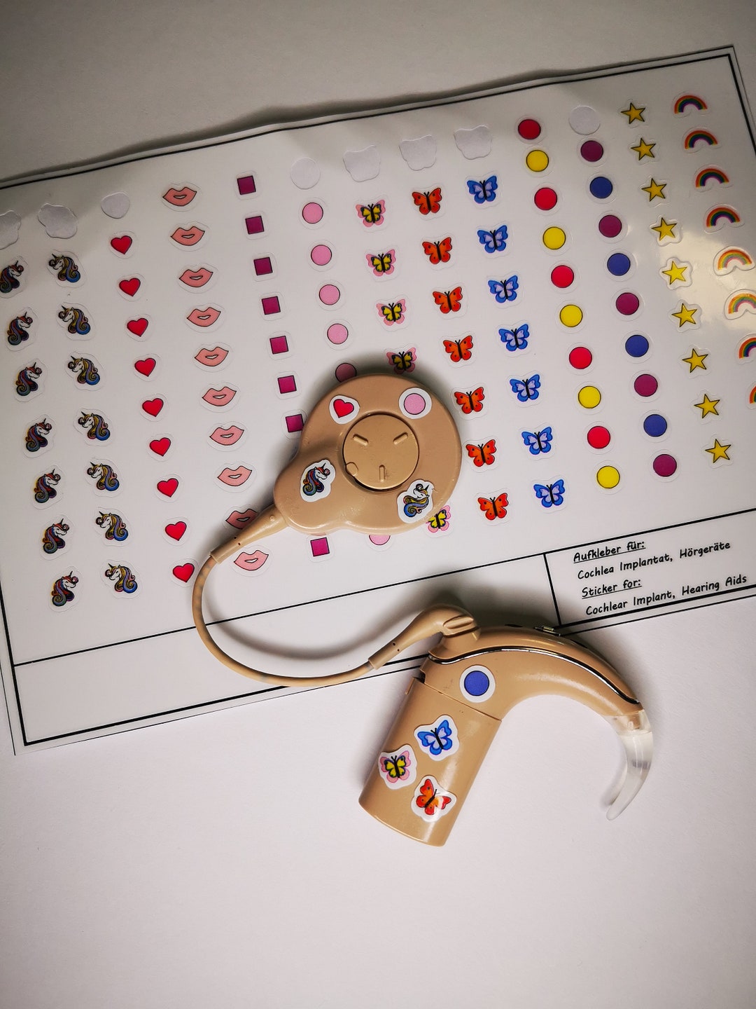 STICKER SET for Cochlear Implants and Hearing Aids - Etsy