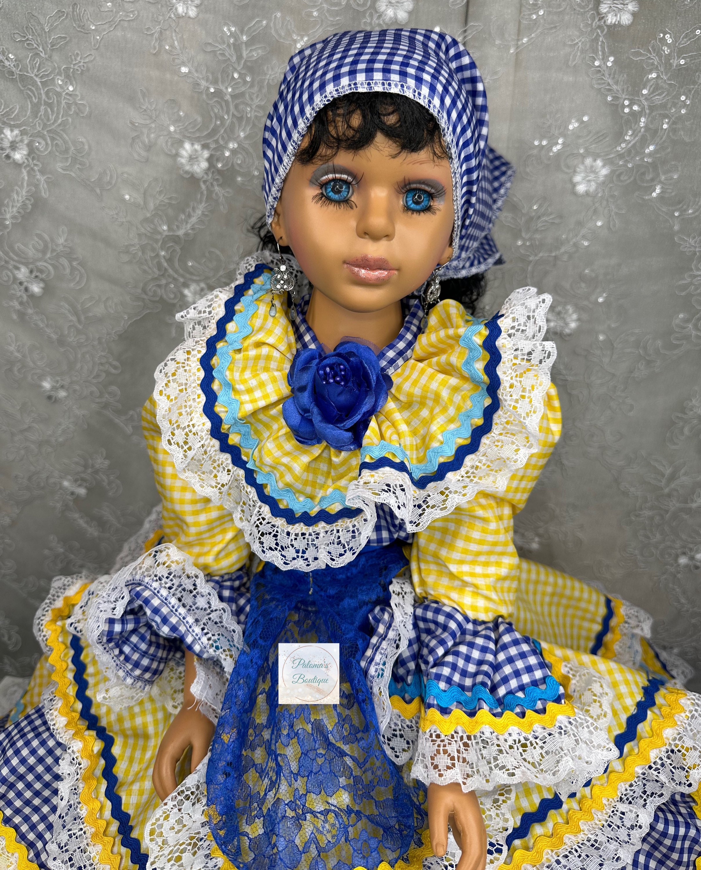 Muñeca Gitana, Muñeca De Santería, Muñeca Eggun, Muñeca Espiritual ...