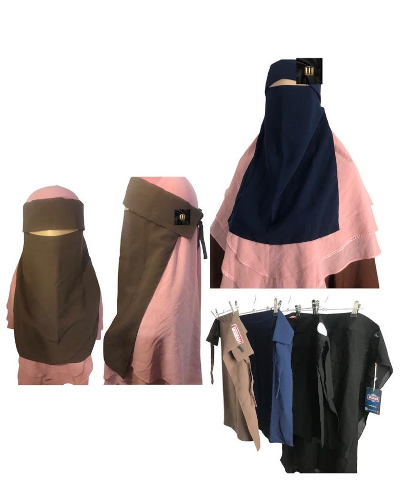 One Layer Flap Niqab - Etsy