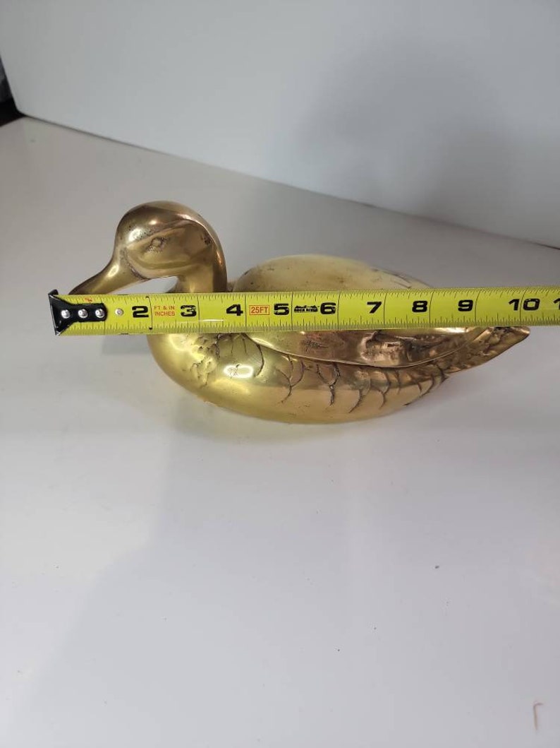 Brass Duck Trinket Box - Etsy