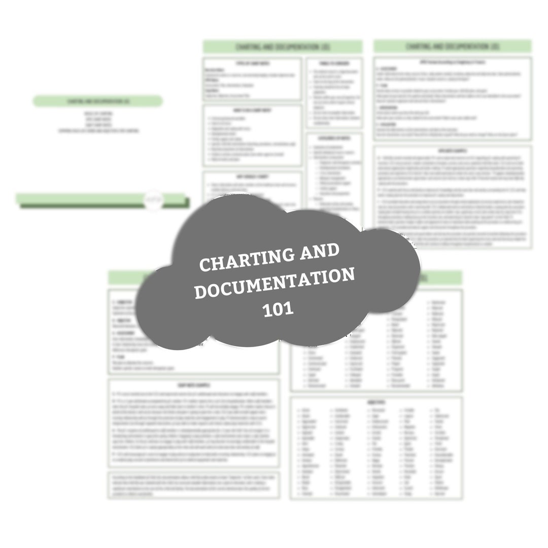 Child Life Specialist Charting and Documentation 101 Study Guide | 5 ...