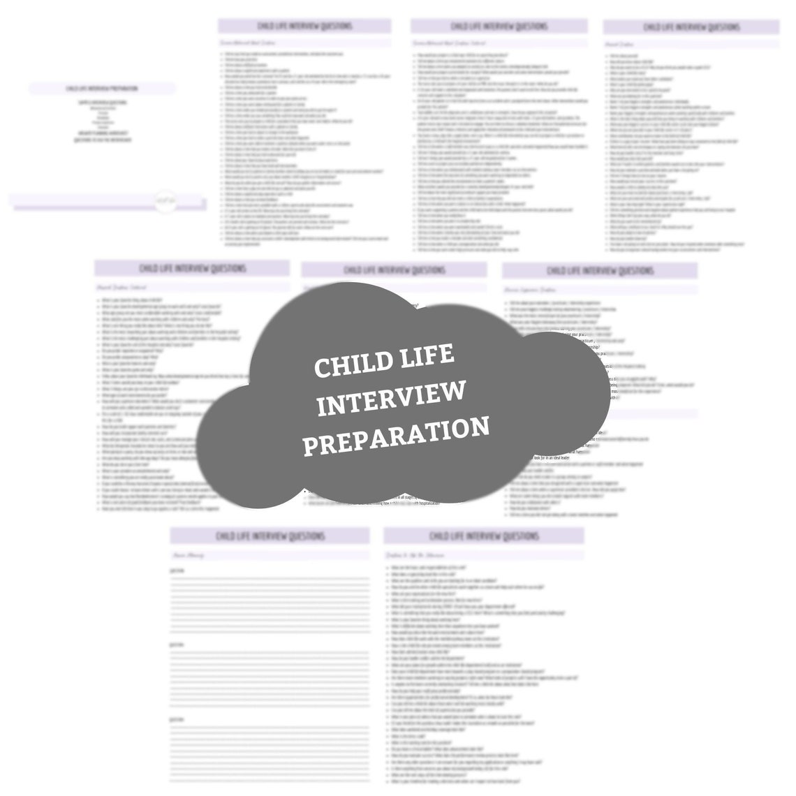 Child Life Interview Preparation | Sample Interview Questions | Child ...