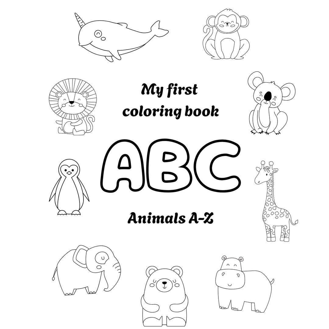 Printable Alphabet Coloring Book ABC Animals A-Z | Toddler and ...