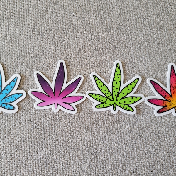 Pot Leaf Stickers - Etsy