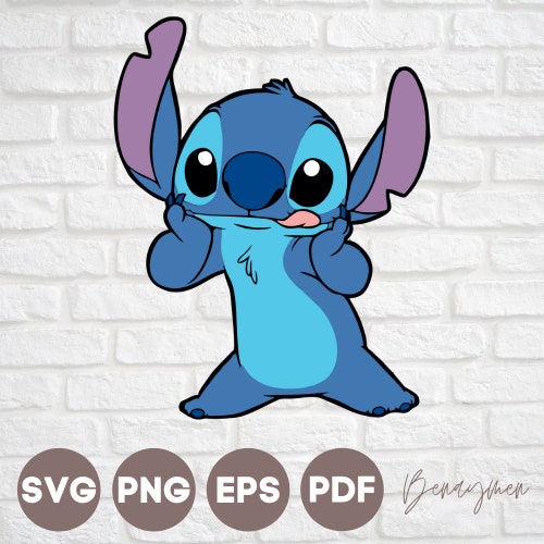 Stitch 5 Svg Png Pdf Dxf - Etsy