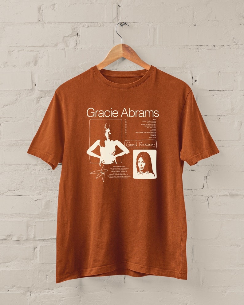 Gracie Abrams Merch Aesthetic Trendy Unique Good Riddance Tee - Etsy