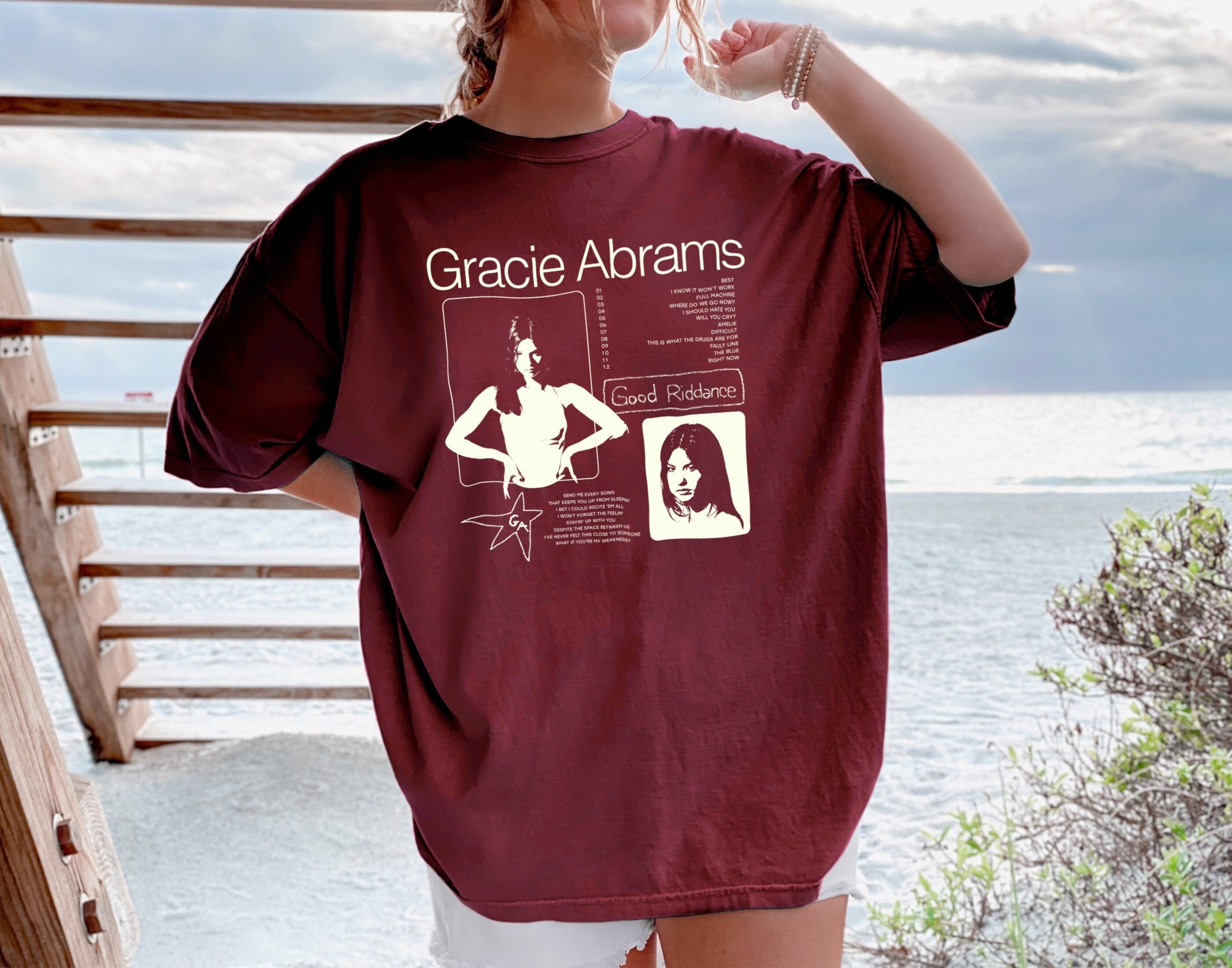 Gracie Abrams Merch Aesthetic Trendy Unique Good Riddance Tee - Etsy