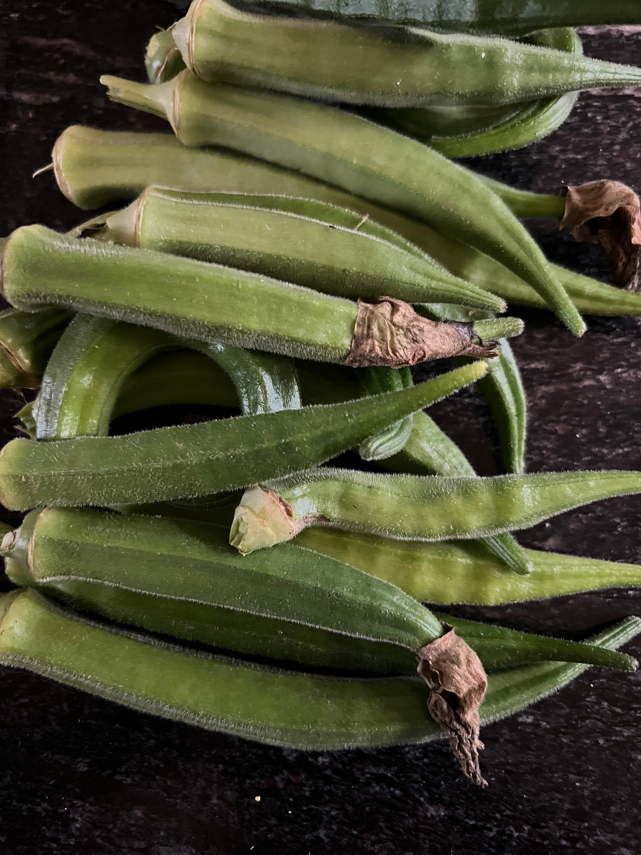 Indian Okra/deai Okra With 5 Ridges Approximately 20 Seeds - Etsy