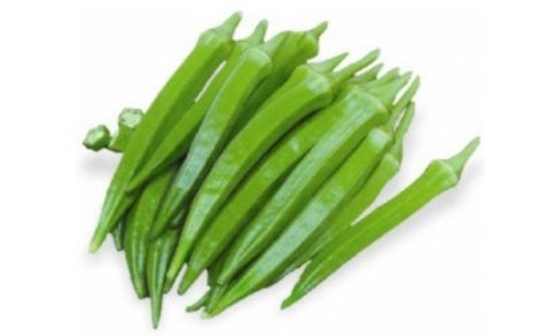 Desi Okra, 5 Ridged Indian Okra Approximately 20 Seeds. Grown in US ...